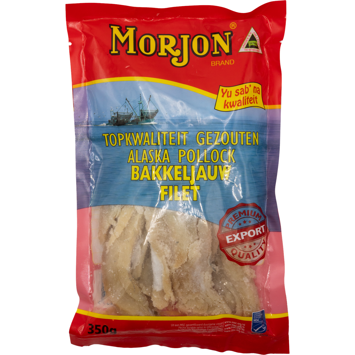Morjon Bakkeljauw Filet – Gesalzener Alaska-Seelachs (350 g) – Famame Shop